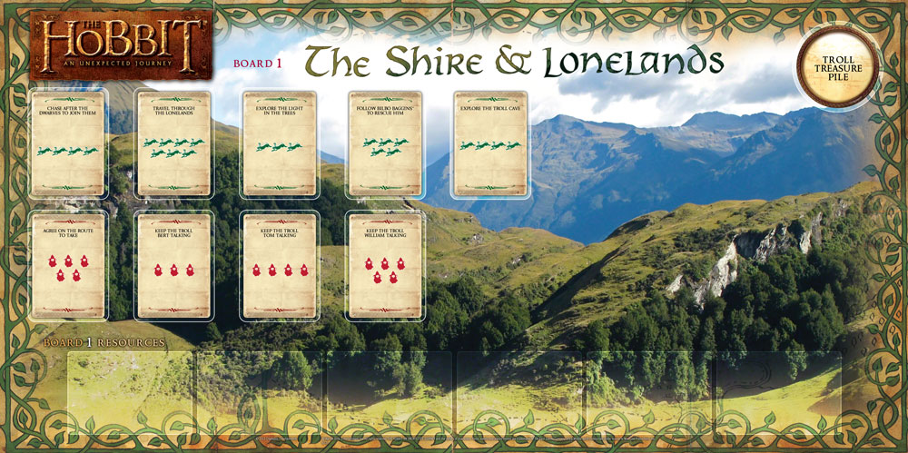 A Look Inside The Hobbit An Unexpected Journey Board Game 